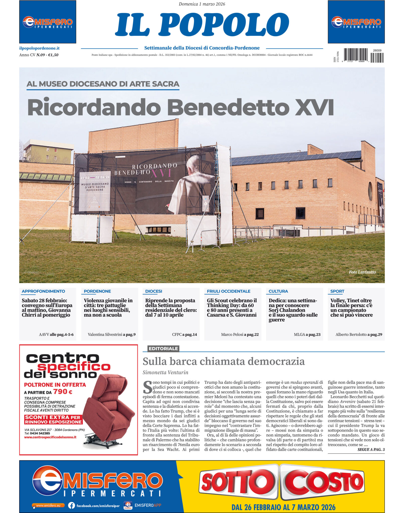 Il Popolo 2026 – 08 – Domenica 1 marzo 2026 - Il Popolo